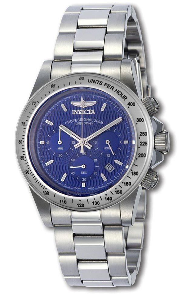 Invicta Speedway Professional Chronograph 9329 - Dykkerklokke i Sølv 9329