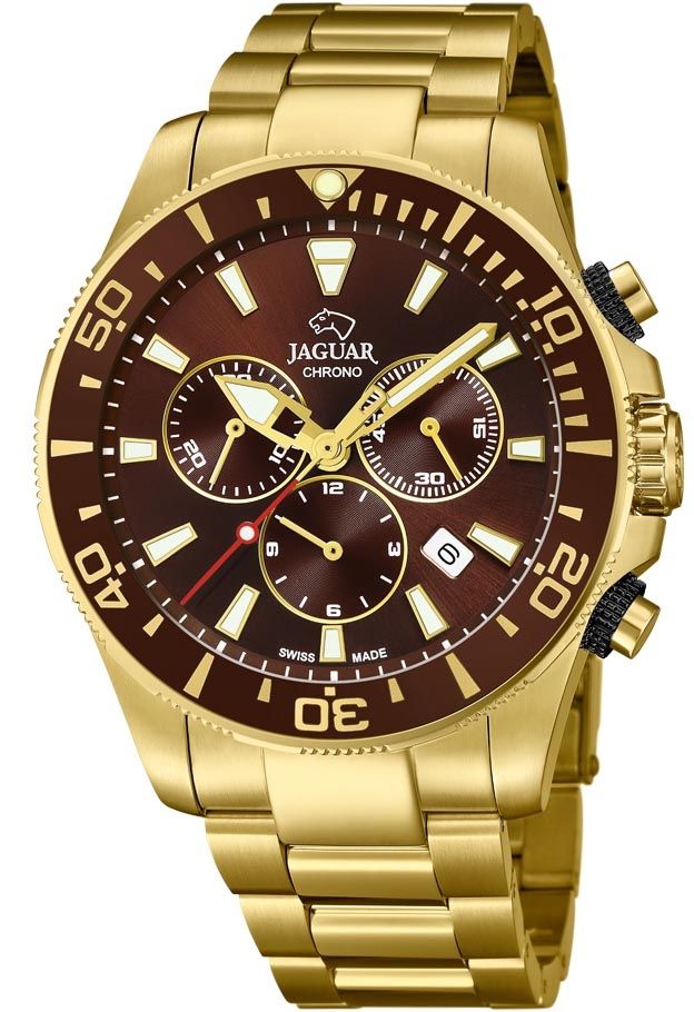 Jaguar Executive Diver Chronograph J864/4 - Dykkerklokke i Gull J864/4