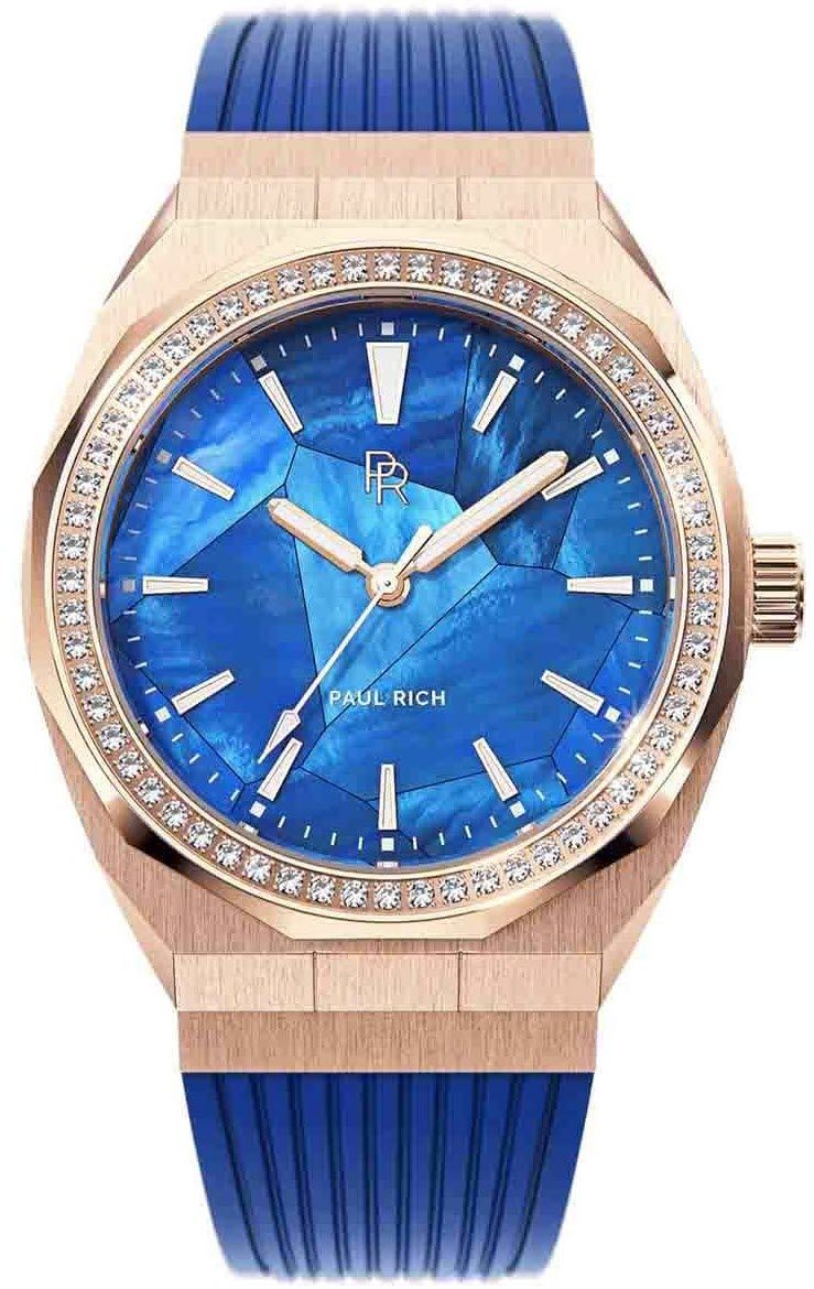 Paul Rich Heart Of The Ocean - Blue Rose Gold